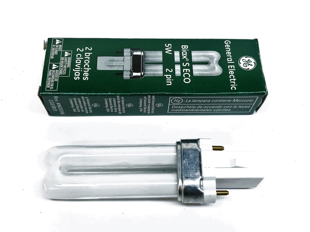 General Electric 5 Watt Single Tube 2 Pin Fluorescent Lamp F5BX [Lot o ...