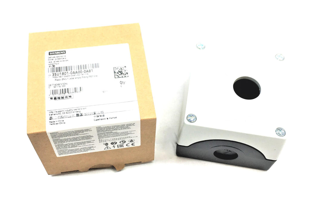 Siemens M20 Grey Plastic ENCL1 Label Empty Fitting 3SU1801-0AA00-0AB1 ...