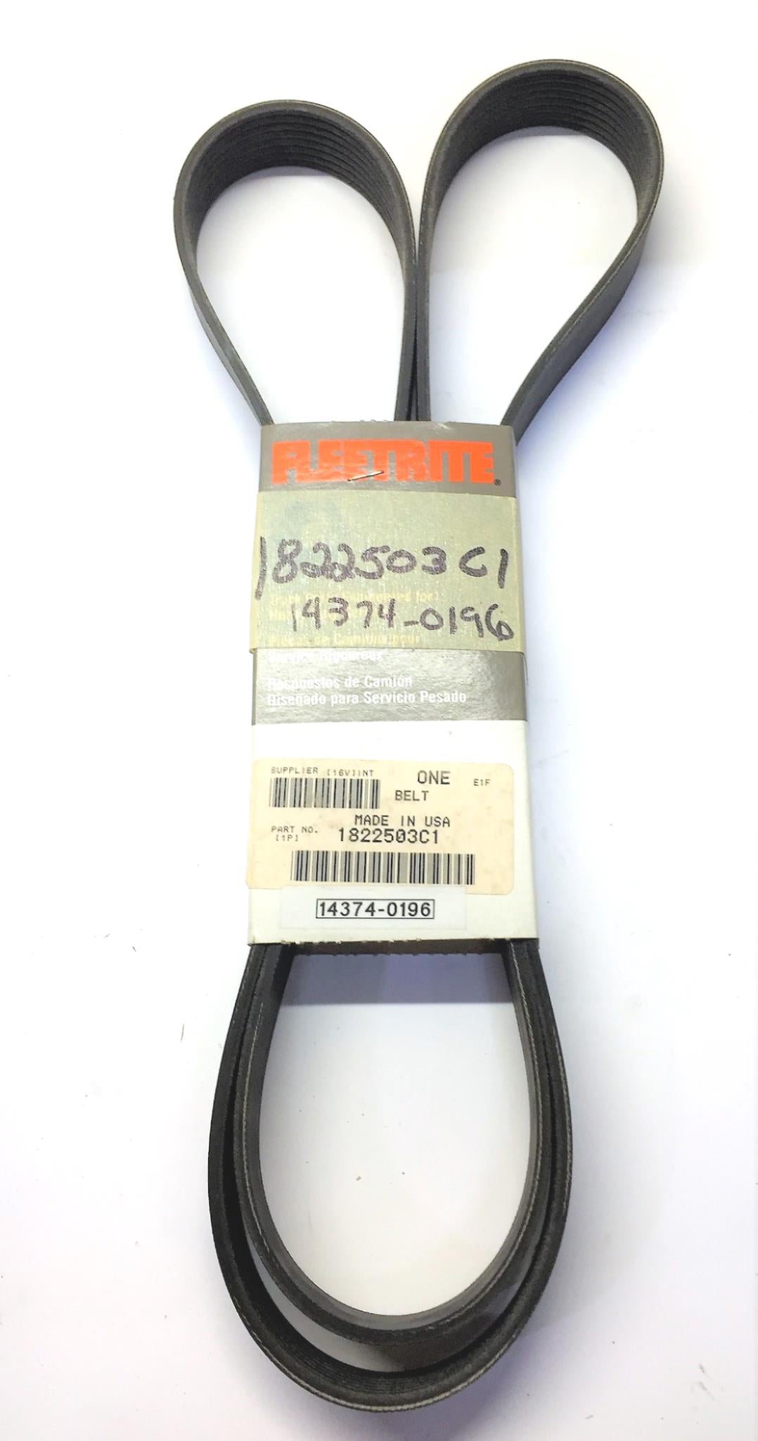 Fleetrite/International Serpentine Belt 1822503C1 NOS ...