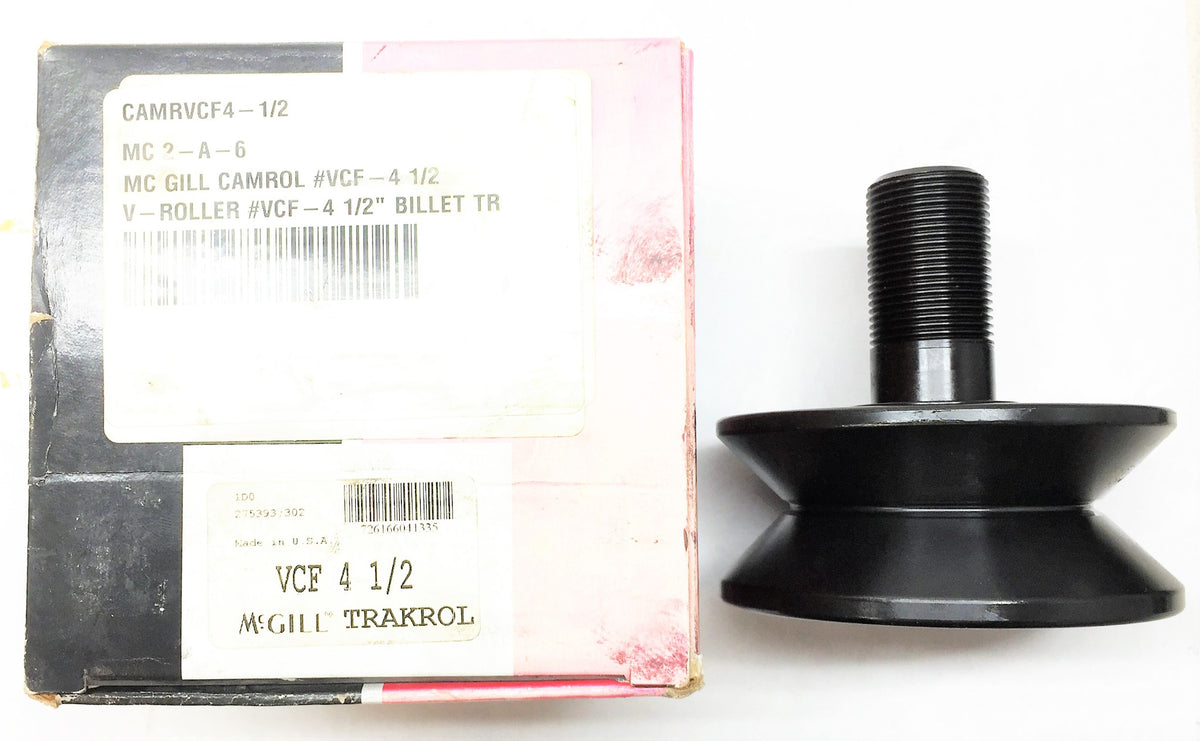 MCGILL TRAKROL V-Roller VCF 4-1/2 NOS — governmenttransitsurplus.com