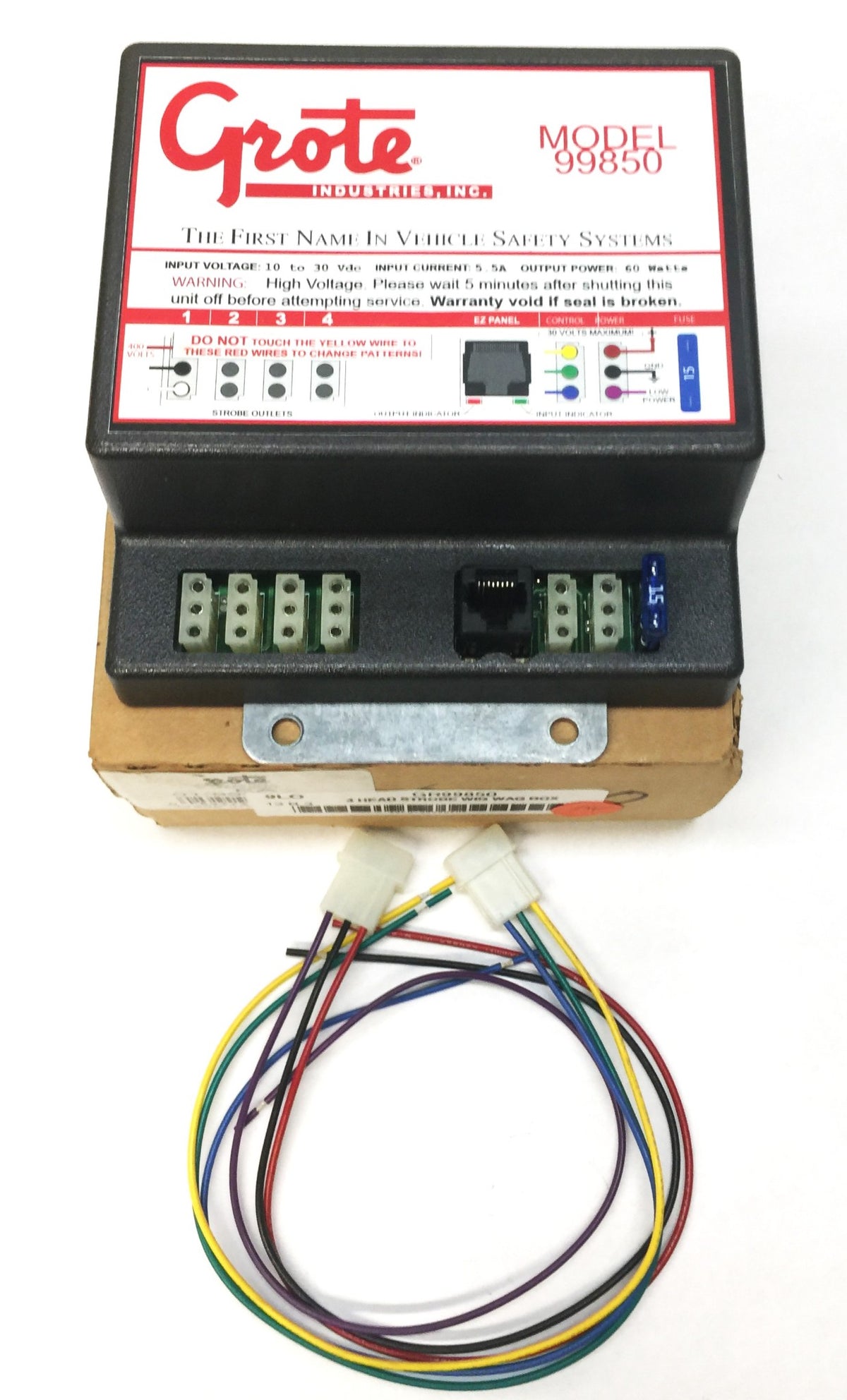 Grote 4-Head Strobe Wig Wag Control Box w/Hardware Kit 99850 NOS ...