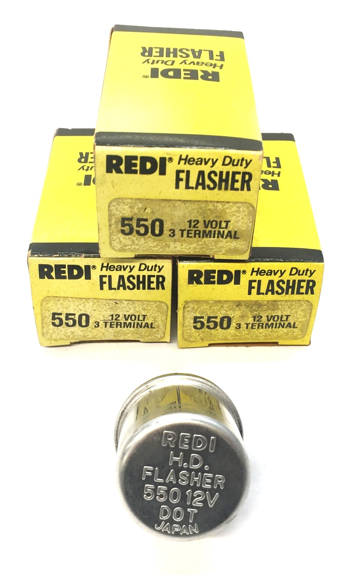 Redi 12V 3 Terminal Heavy-Duty Flasher 550 [Lot of 3] NOS ...