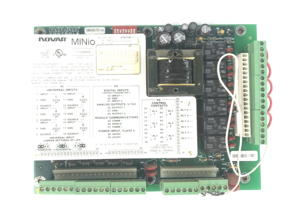 Novar Controls MINio Control Board 737200000 USED ...