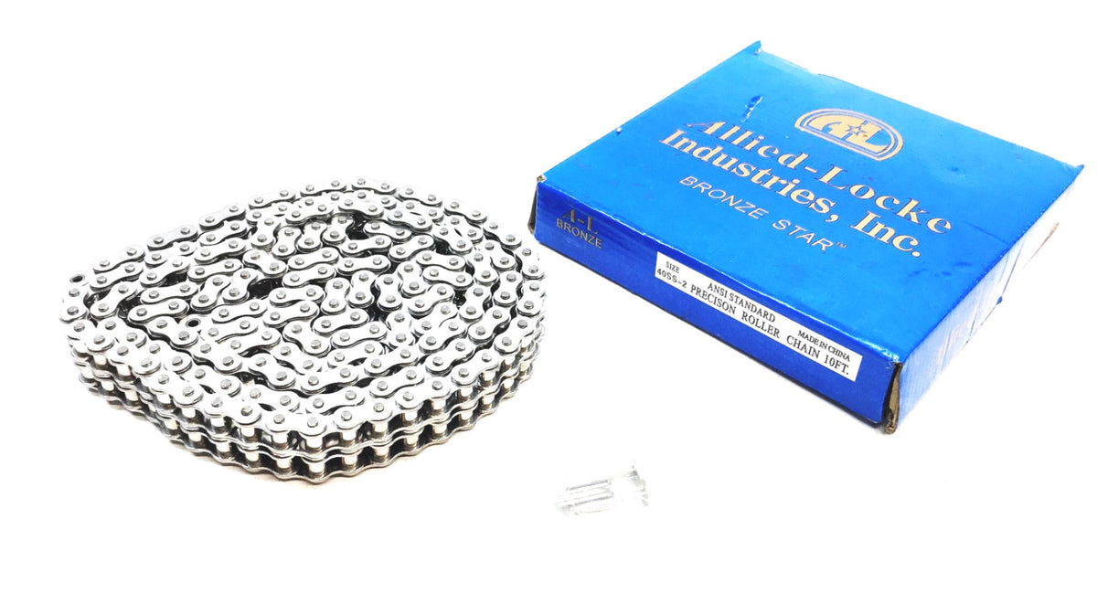 Allied-Locke Bronze Star 10 Foot ANSI Standard Precision Roller Chain ...