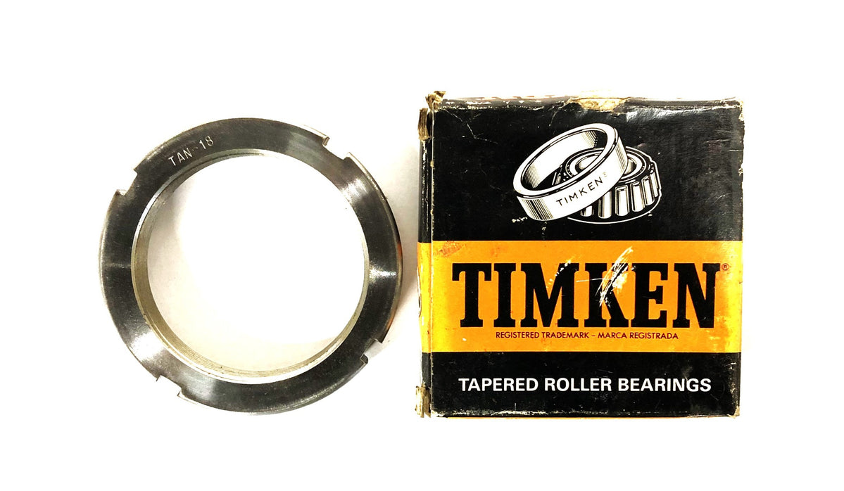 Timken Bearing Lock Nut TAN-18 NOS — governmenttransitsurplus.com