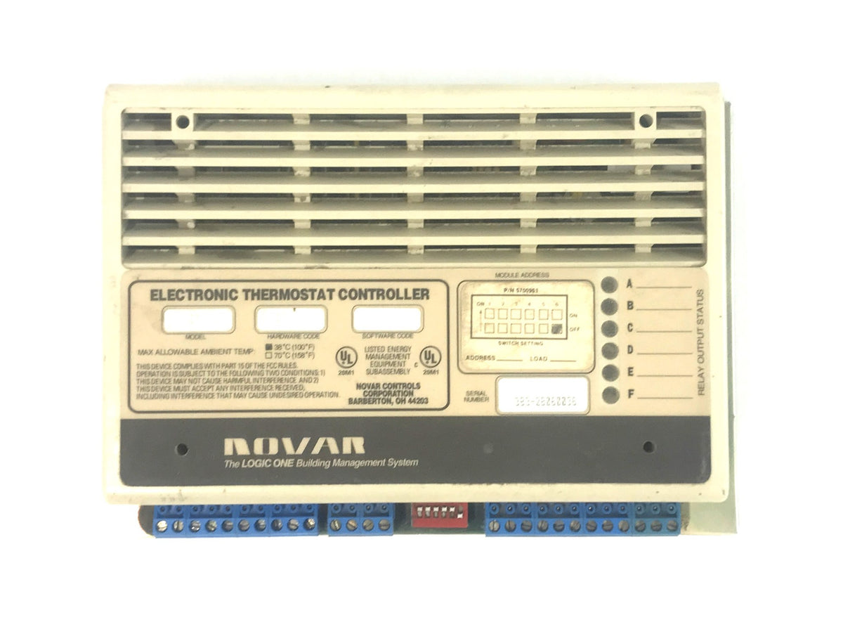 Novar Controls Electronic Thermostat Controller (BRC/UV V3.7) 73800300 ...