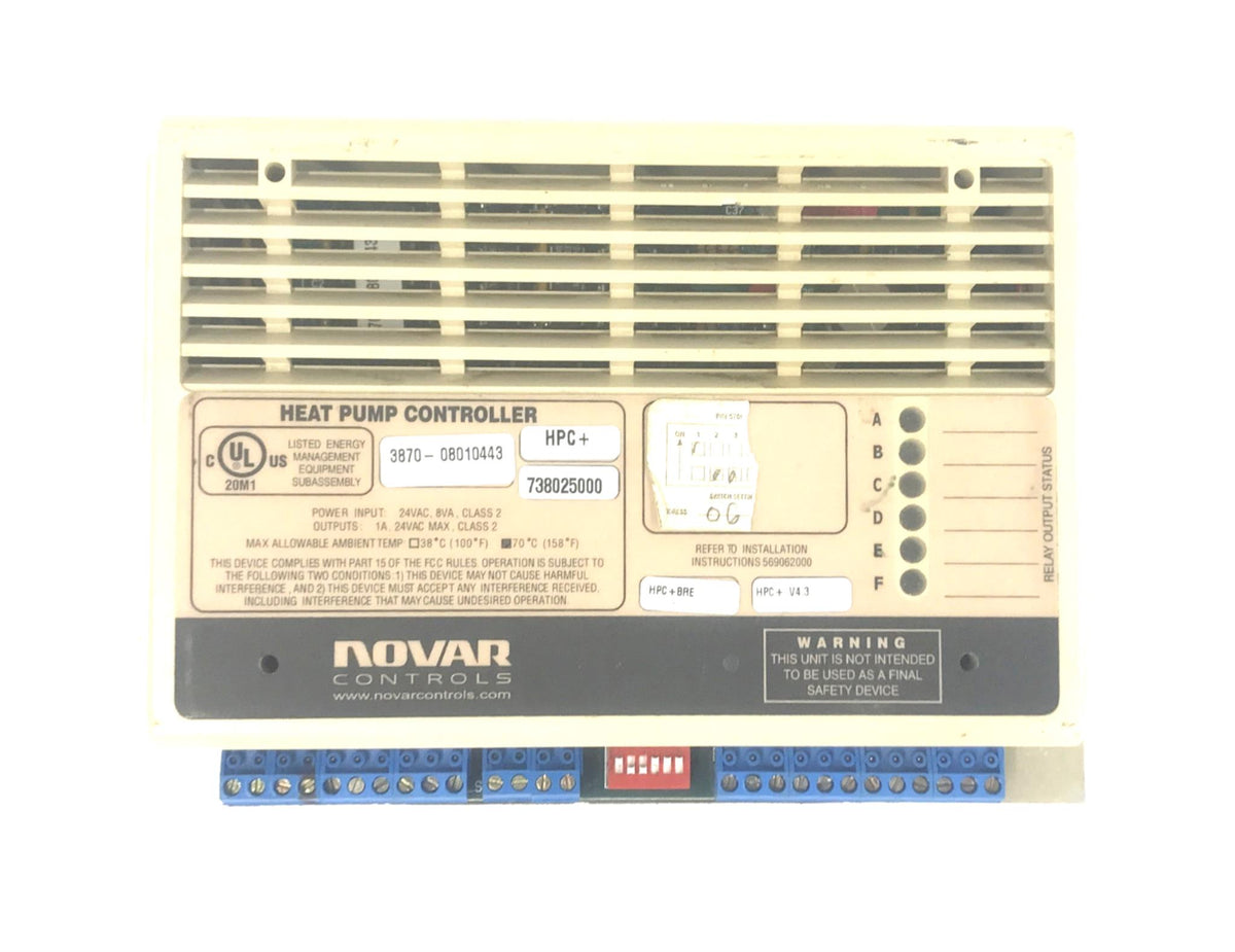 Novar Controls HPC+ Heat Pump Controller (HPC+BRE/HPC+V4.3) 738025000 ...
