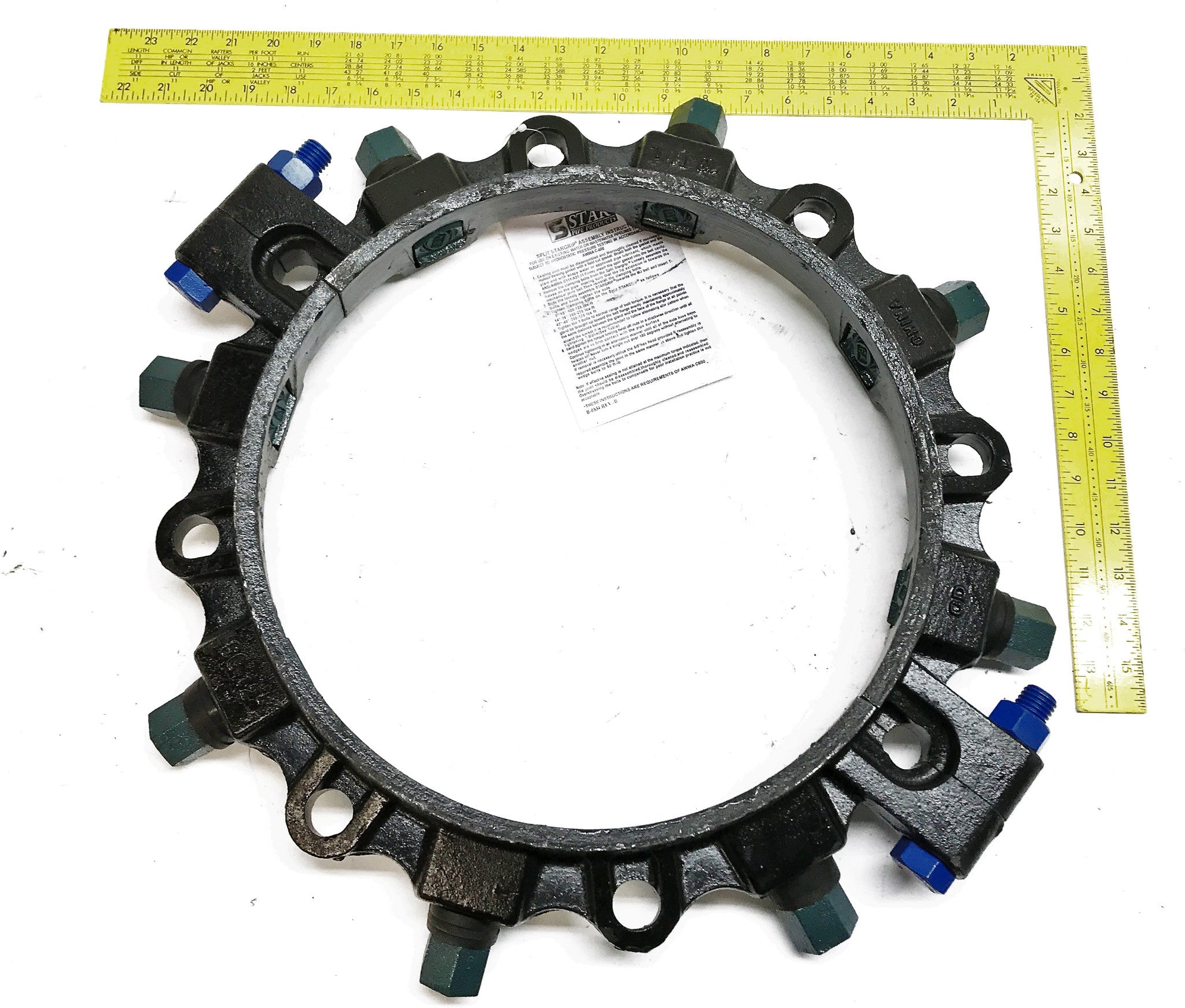 Stargrip "Series 3000" 12" Ductile Iron Mechanical Joint Restraint SGD ...