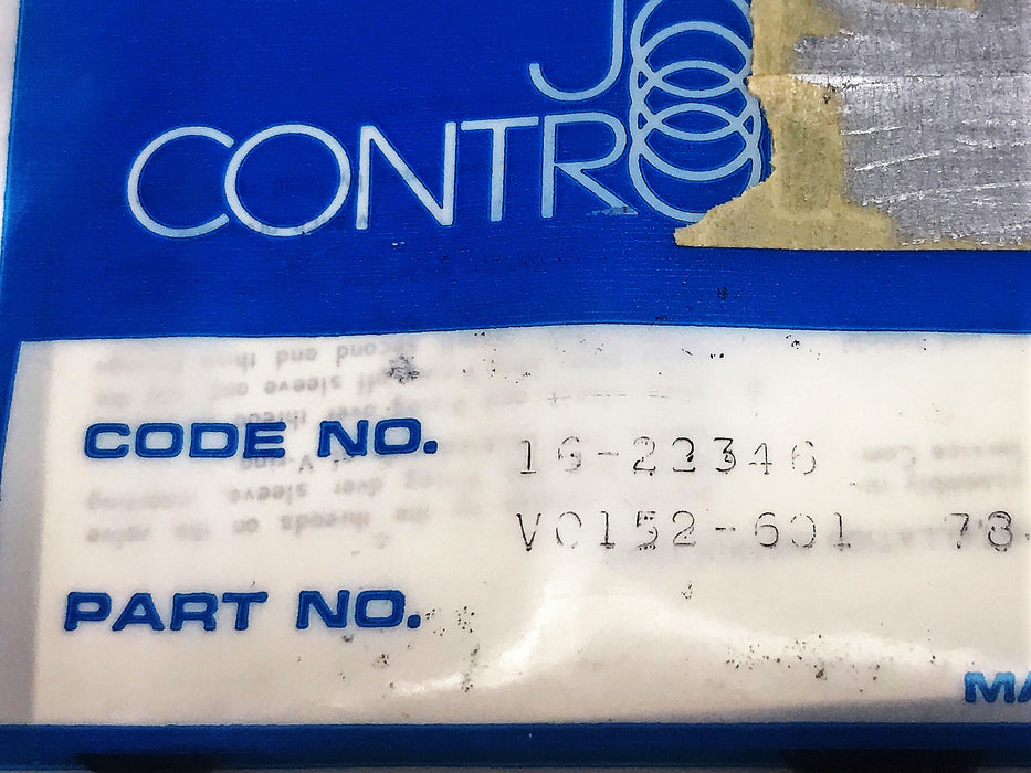 Johnson Controls Packing Kit, For Use with Flare Valves, V-152-601 NOS ...