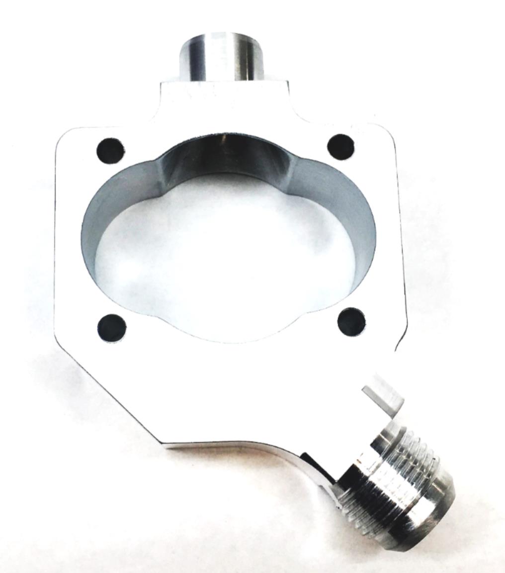 Unbranded 3-1/4x4-1/8x5-1/8 Inch OD Throttle Adapter 2-3/4X2 Inch ID N ...