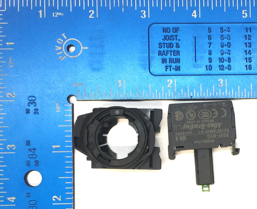 Allen-Bradley LED Module with Latch Green 800F-PN3G SER. A NOS ...