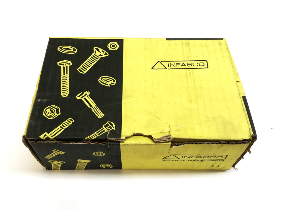 Infasco 3/8"-16 x 3/4" Yellow Zinc Plated Hex Head Screw, Box of 94, N ...