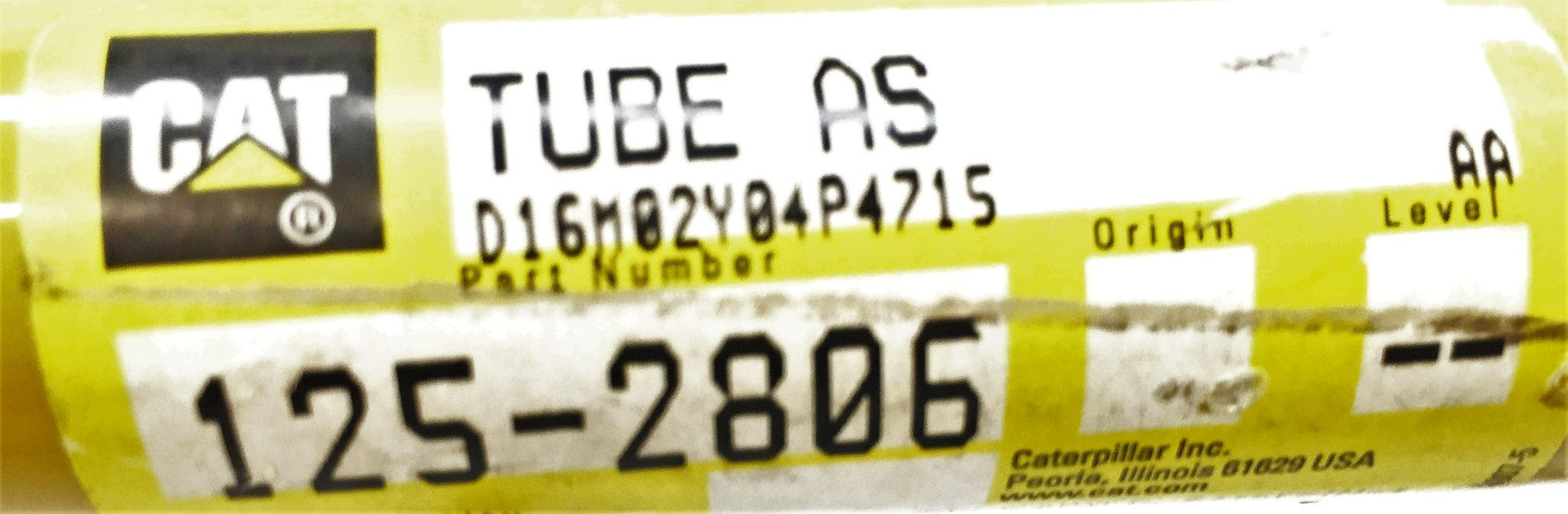 Caterpillar/CAT Tube Assembly 125-2806 (1252806) NOS ...