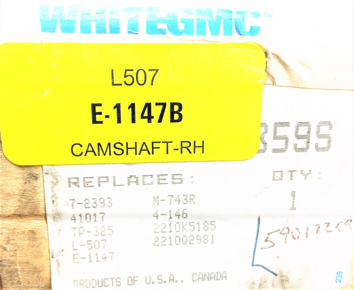 ROCKWELL Right-Hand Camshaft E-1147B NOS – governmenttransitsurplus.com