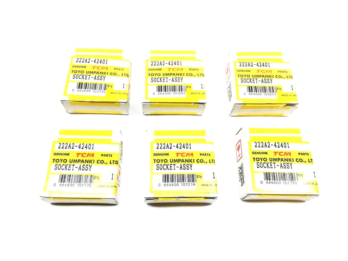 TCM Forklift Socket Assembly 222A2-42401 [Lot of 6] NOS ...
