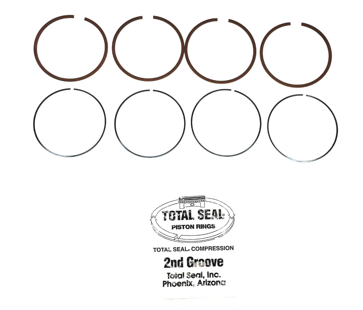 Total Seal TS3 0465 160 Gapless 2nd Groove Compression Piston Ring 000 ...