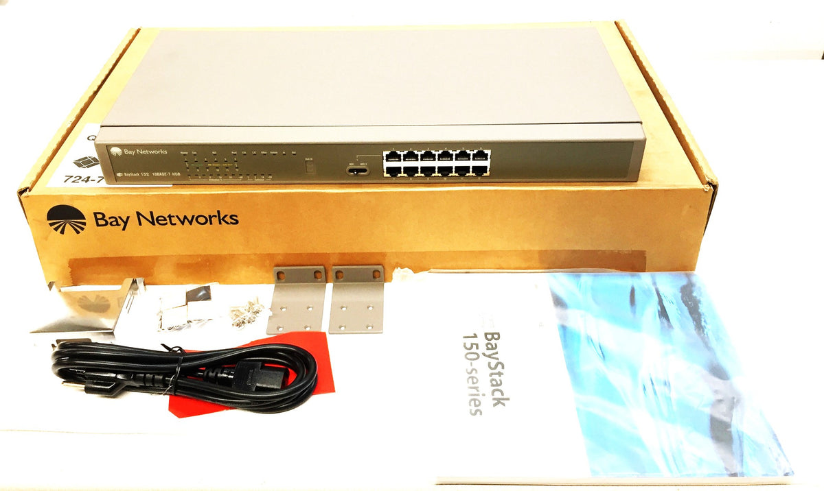 Bay Networks Baystack 152 12-Port 10Base-T Hub CG1001E13 NOS ...