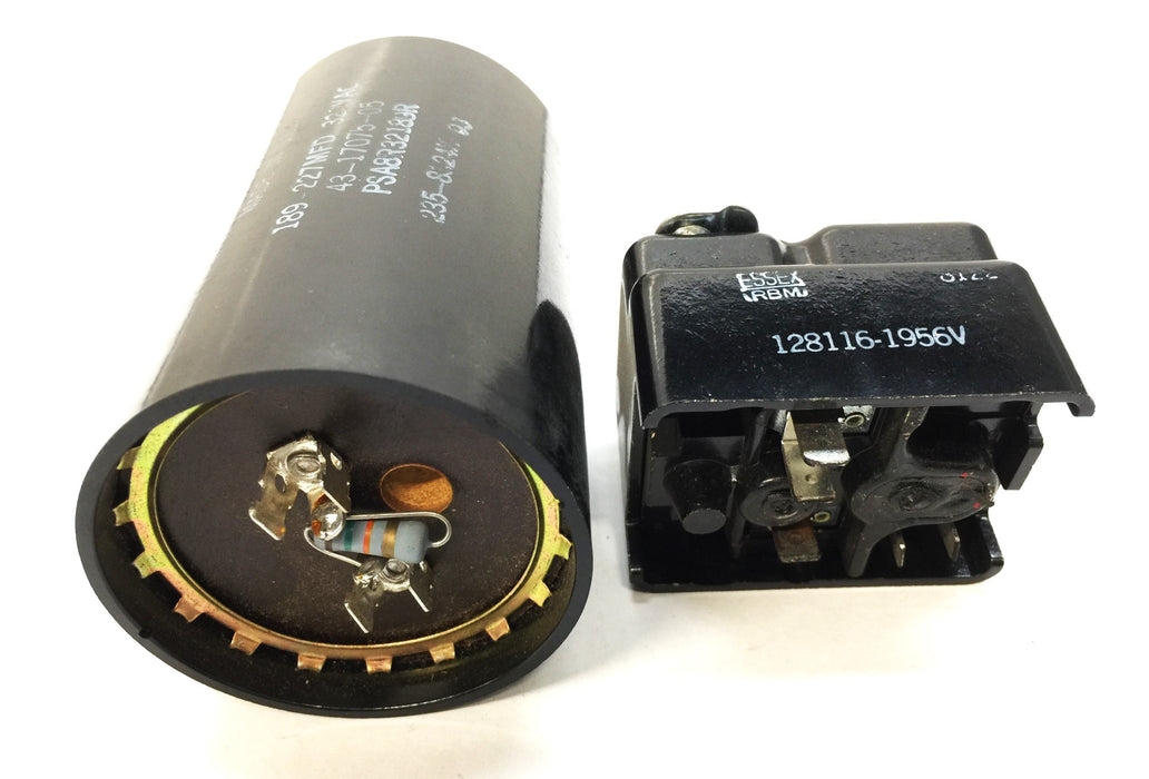 Mallory 320VAC Capacitor and Essex Relay Start Kit 189-227MFD (128116 ...