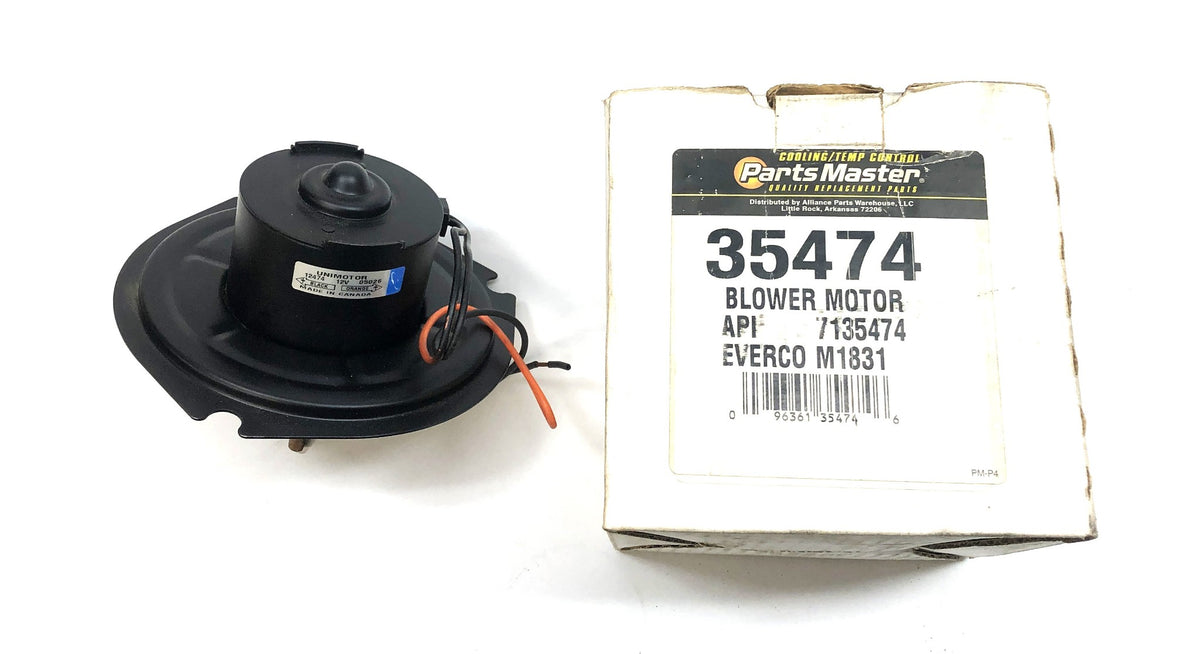 Unimotor/Partsmaster Temp Control 12V Blower Motor 35474 NOS ...