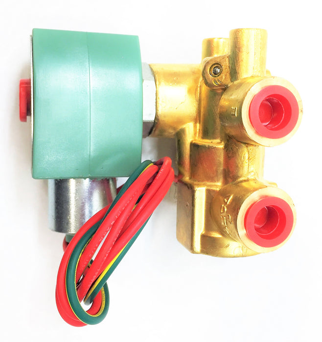 ASCO RedHat 1/4" Brass Solenoid Valve 8321G001 (MX194) NOS — governmenttransitsurplus.com