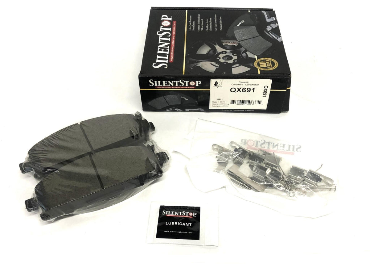 Silent Stop Ceramic Brake Pad Kit QX691 NOS — governmenttransitsurplus.com