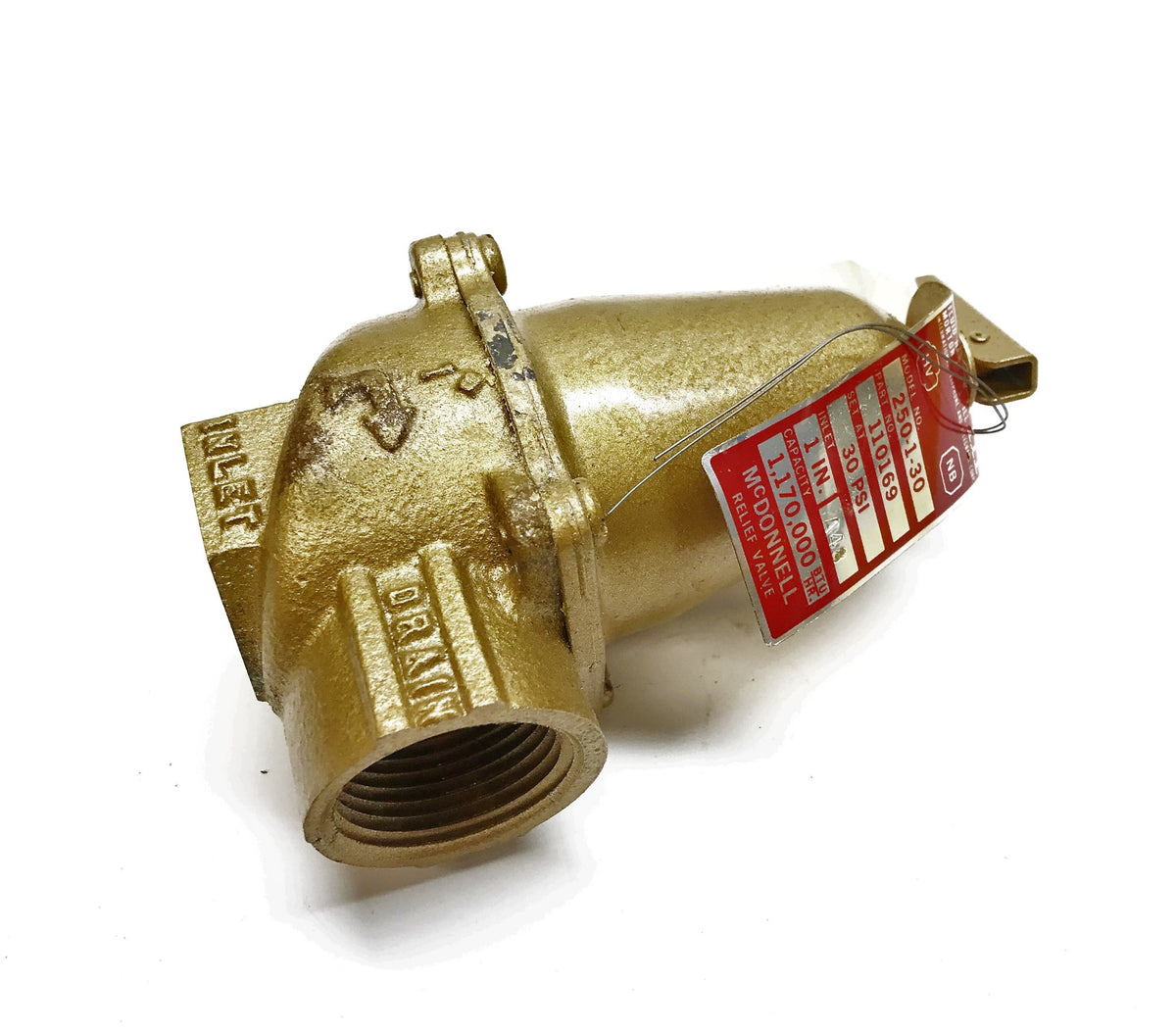 McDonnell & Miller 1" Relief Valve 110169 NOS ...