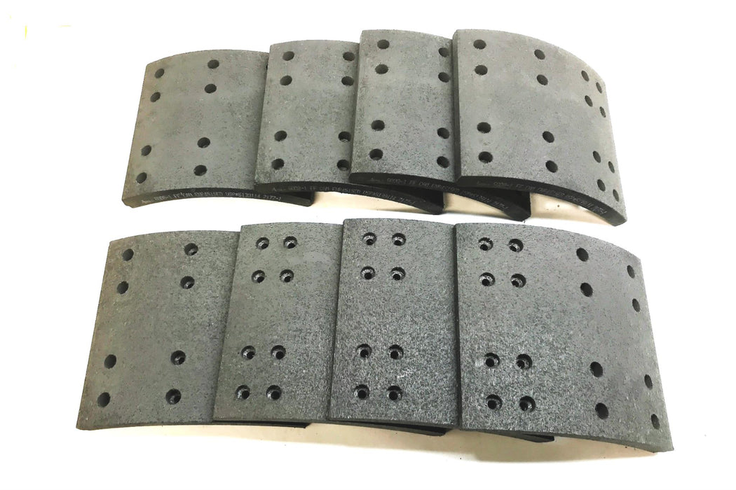 ABEX Brake Shoe Lining Strips, Set of 8, EN-4515 NOS ...