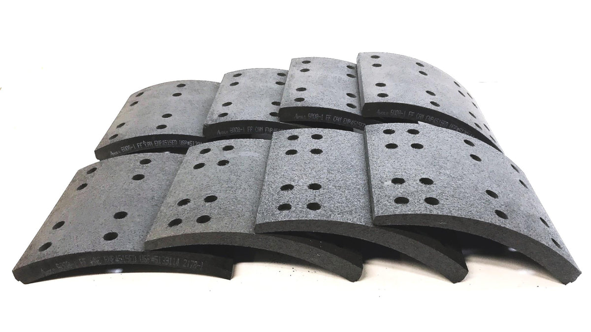 ABEX Brake Shoe Lining Strips, Set of 8, EN-4515 NOS ...