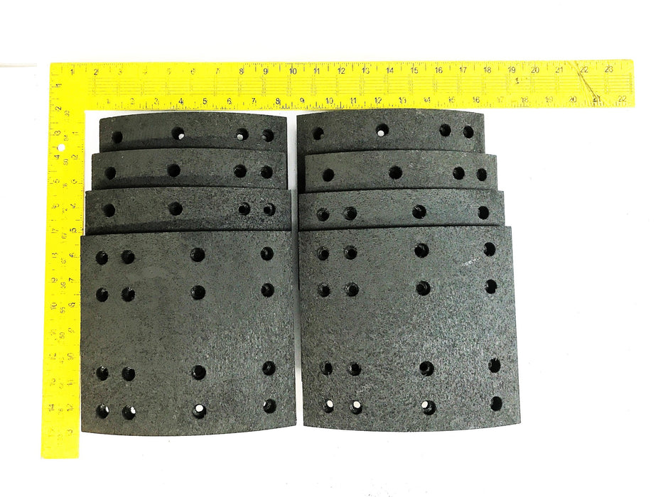 ABEX Brake Shoe Lining Strips, Set of 8, EN-4515 NOS ...