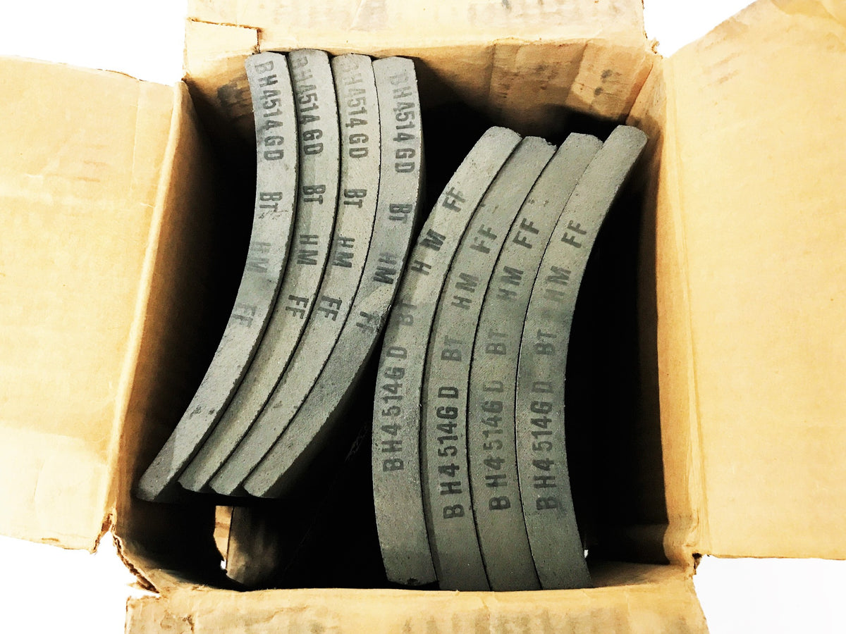 BT Brake Shoe Lining Strips, Set of 8, RH-4514-GD NOS ...
