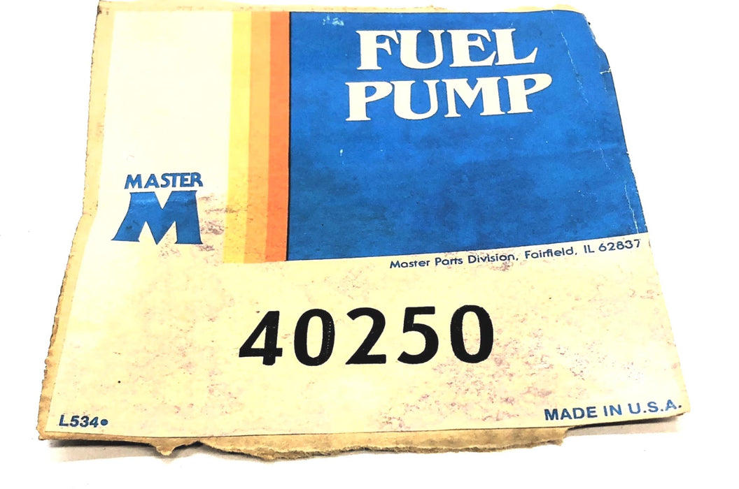 Master Fuel Pump 40250 NOS — governmenttransitsurplus.com