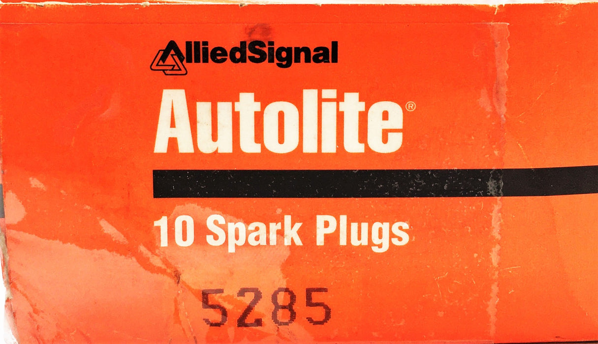 Autolite Allied Signal 10 Piece Spark Plug Set 5285 NOS ...