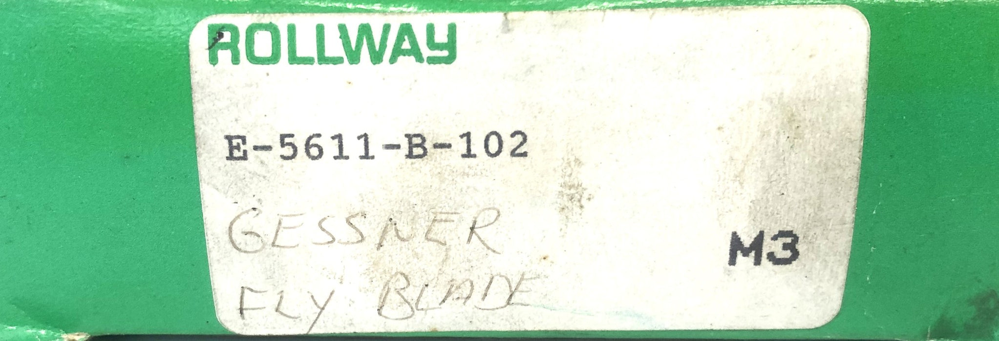 Rollway Rounded Cylindrical Roller Bearing With Insert E-5611-B-102 NO ...