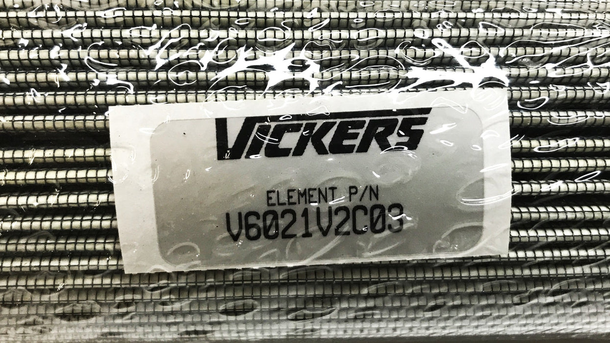 Vickers Hydraulic Filter Element V6021V2C03 NOS ...