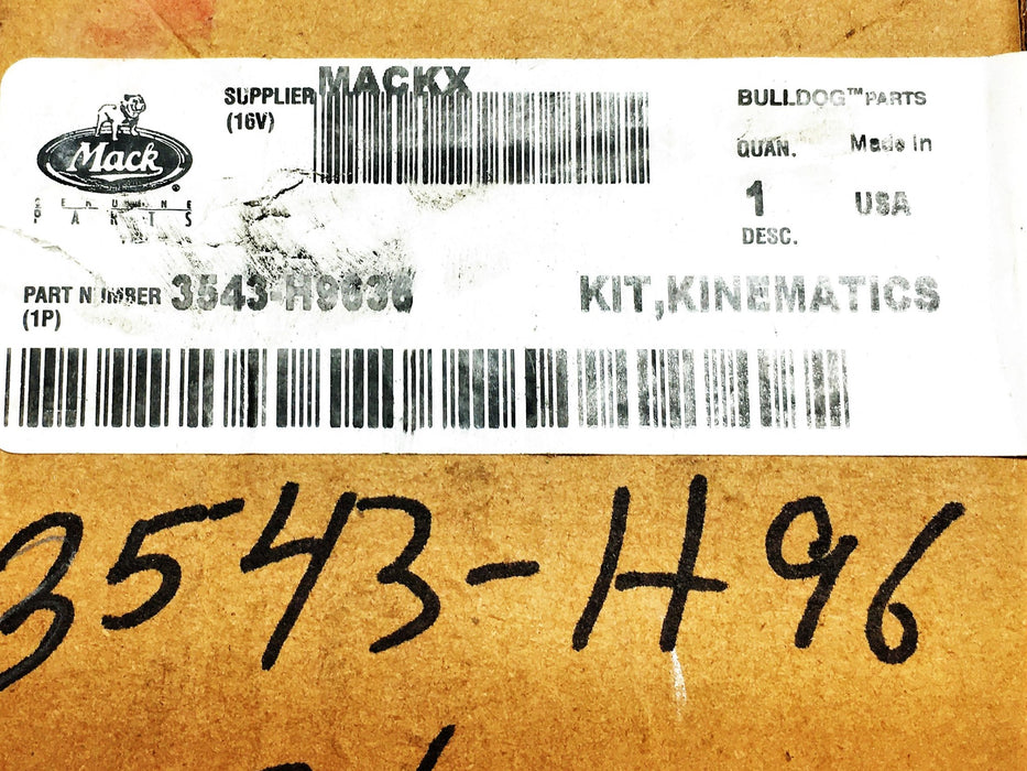 Mack Kinematics Kit 3543-H9636 NOS — governmenttransitsurplus.com