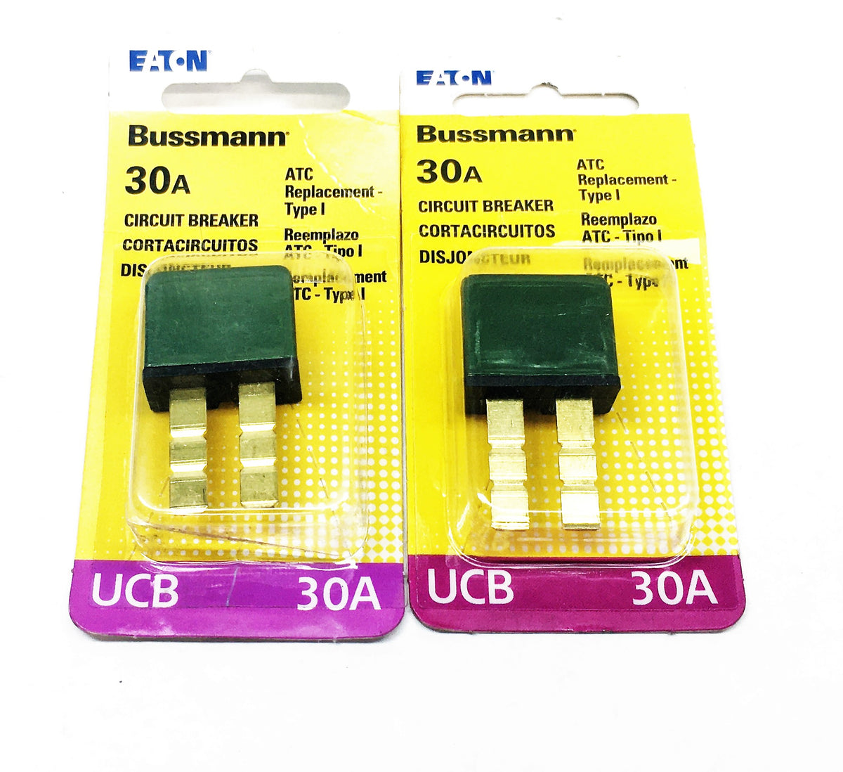 Eaton Bussman 30A Circuit Breaker UCB-30-RP [Lot of 2] NOS ...