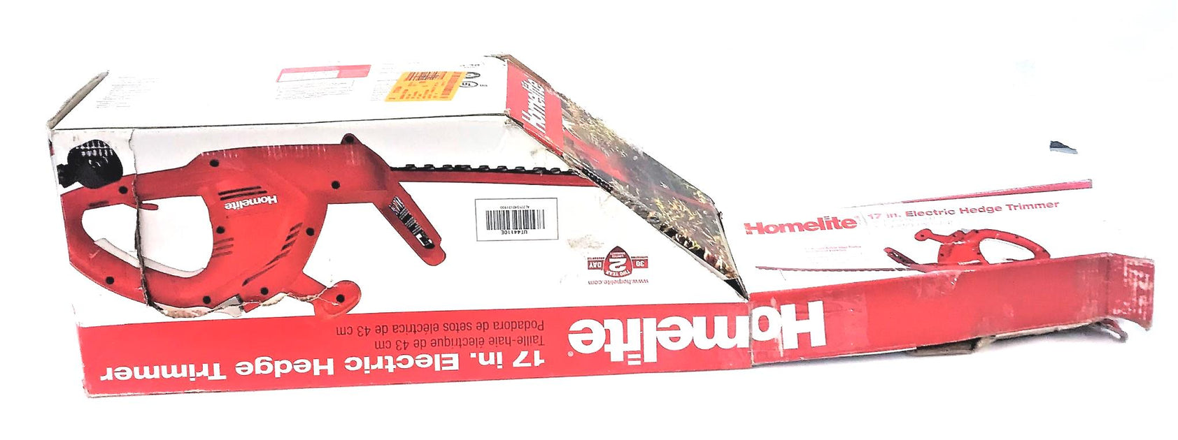 HOMELITE 17" CORDED ELECTRIC HEDGE TRIMMER UT44110E NOS ...