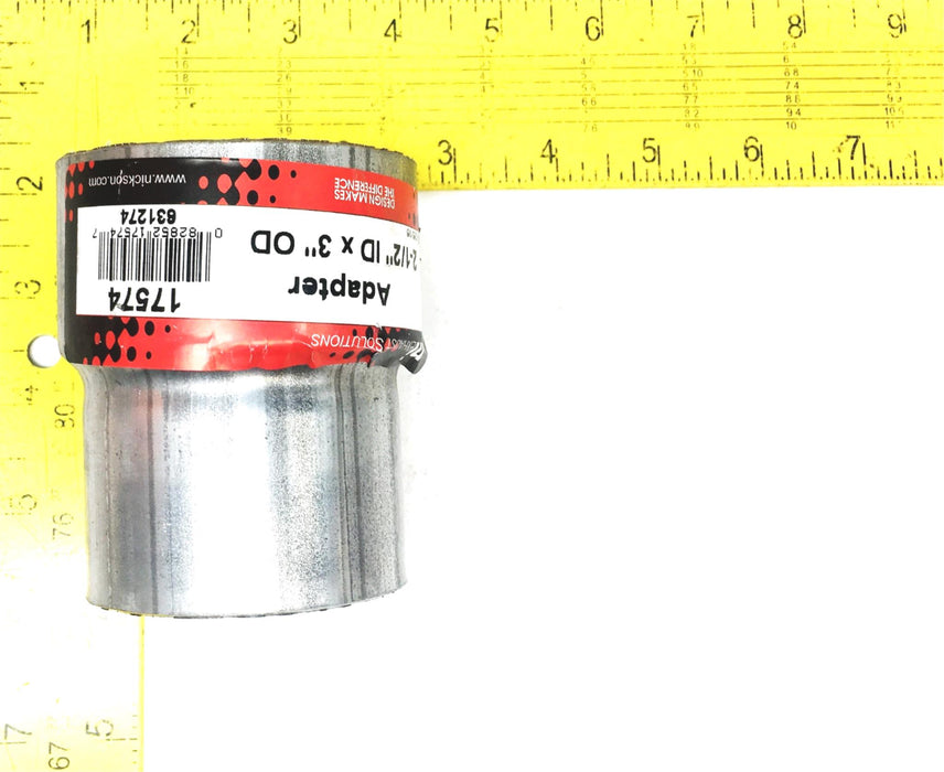 Nickson Exhaust 2-/12 Inch ID x 3 Inch OD Adapter 17574 (631274) [Lot — governmenttransitsurplus.com