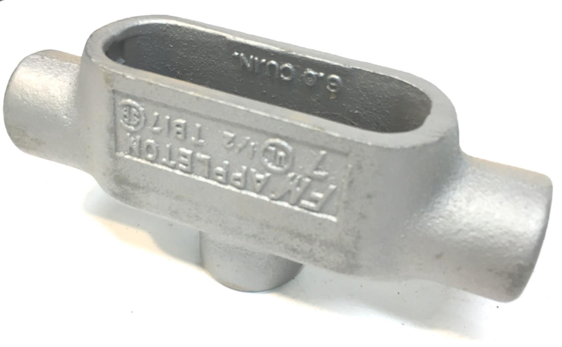 APPLETON TB17 Type TB Form 7 Threaded Conduit Body, 1/2 Inch NOS ...