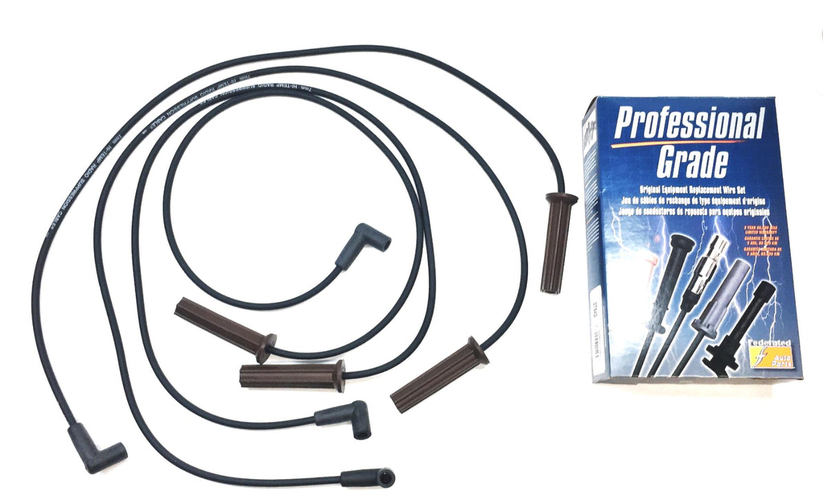 Federated Auto Parts SMP Juego de cables para bujías de 4 piezas 27543 ...