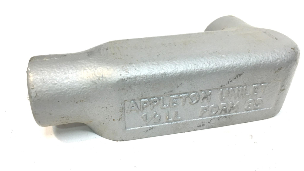 APPLETON UNILET 1/2 LL FORM 35 THREADED Conduit Malleable Iron NOS ...