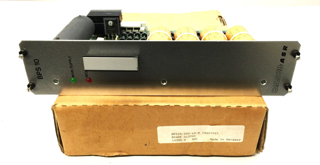 Baldor ASR Servoamplificador BPS10-200-60-R NOS ...
