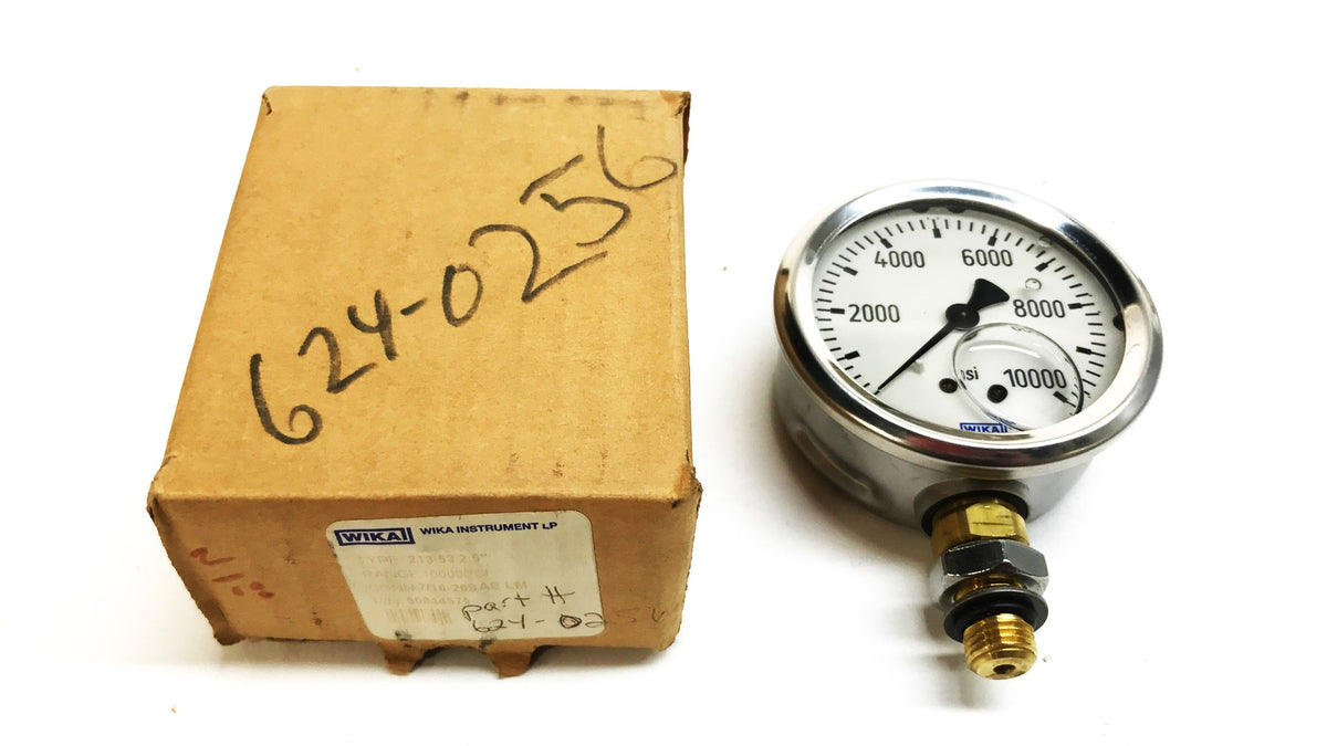 Wika 2.5" Liquid Filled 10,000 PSI Pressure Gauge 213-53 2.5 NOS ...