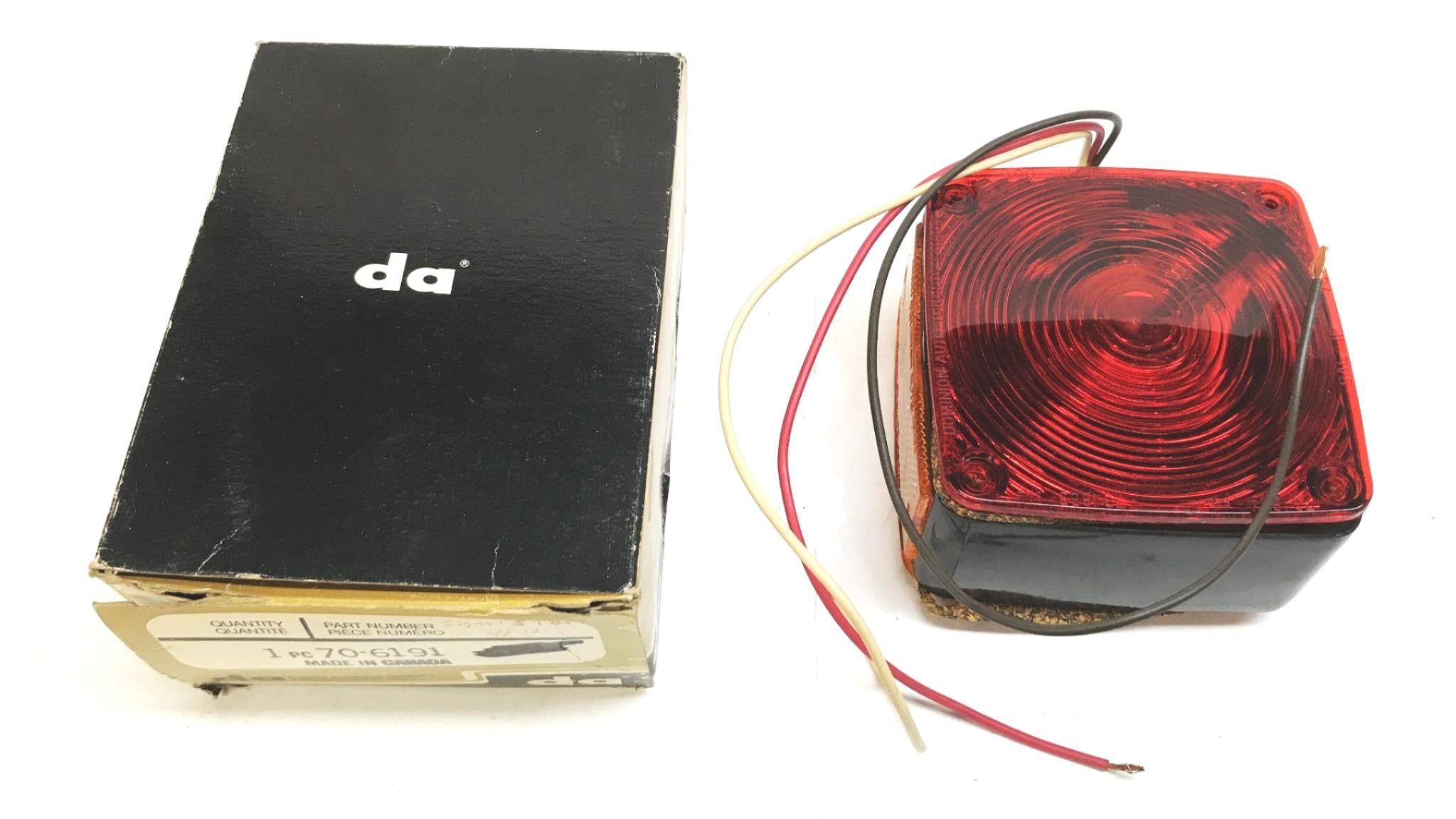 Dominion Automotive Amber/Red Trailer Signal Light Assembly 70-6191 (4 ...