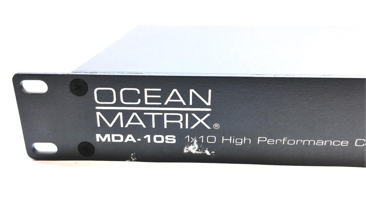Ocean Matrix 1X10 Video And Stereo Audio Distribution Amplifier MDA-10 ...