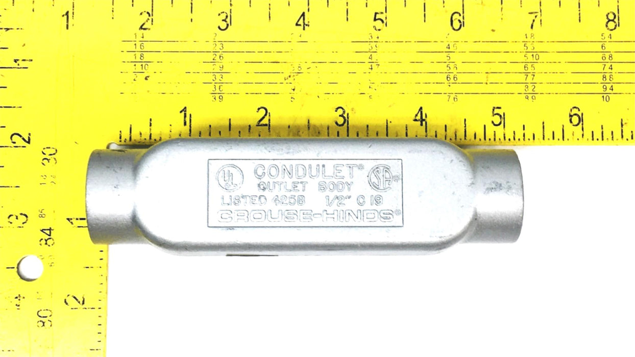 Crouse-Hinds 1/2 Inch 5 CU IN Condulet Outlet Body 425B C19 NOS ...