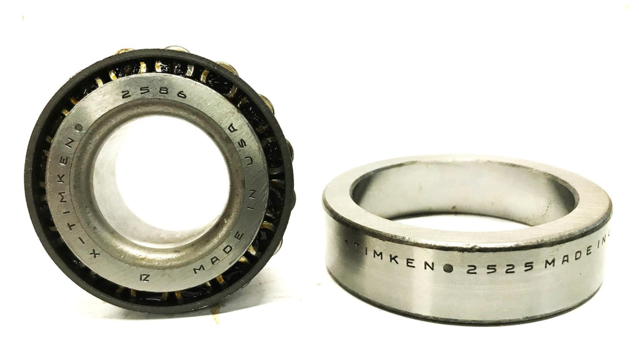 Timken Tapered Roller Bearing Cone and Cup Assembly 2586/2525 NOS ...