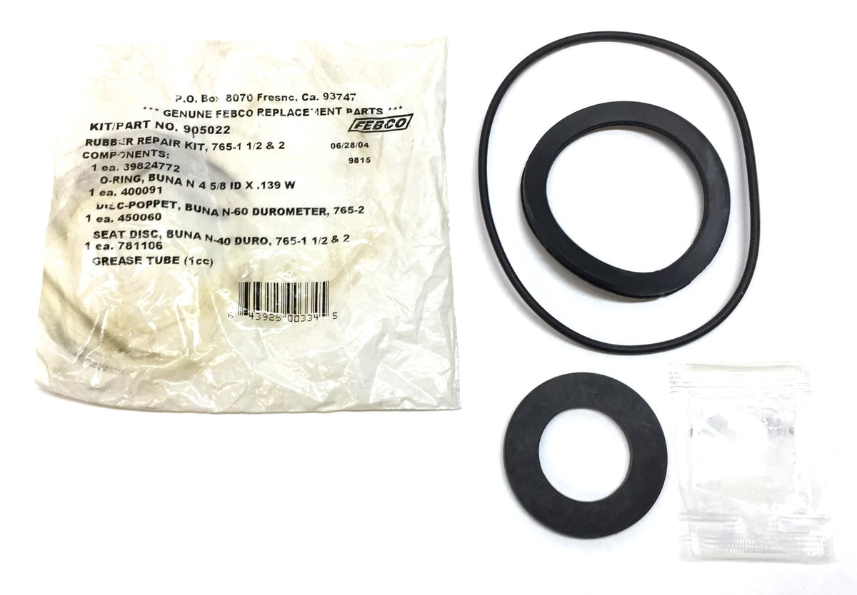 FEBCO Rubber Repair Kit 905022 NOS — governmenttransitsurplus.com
