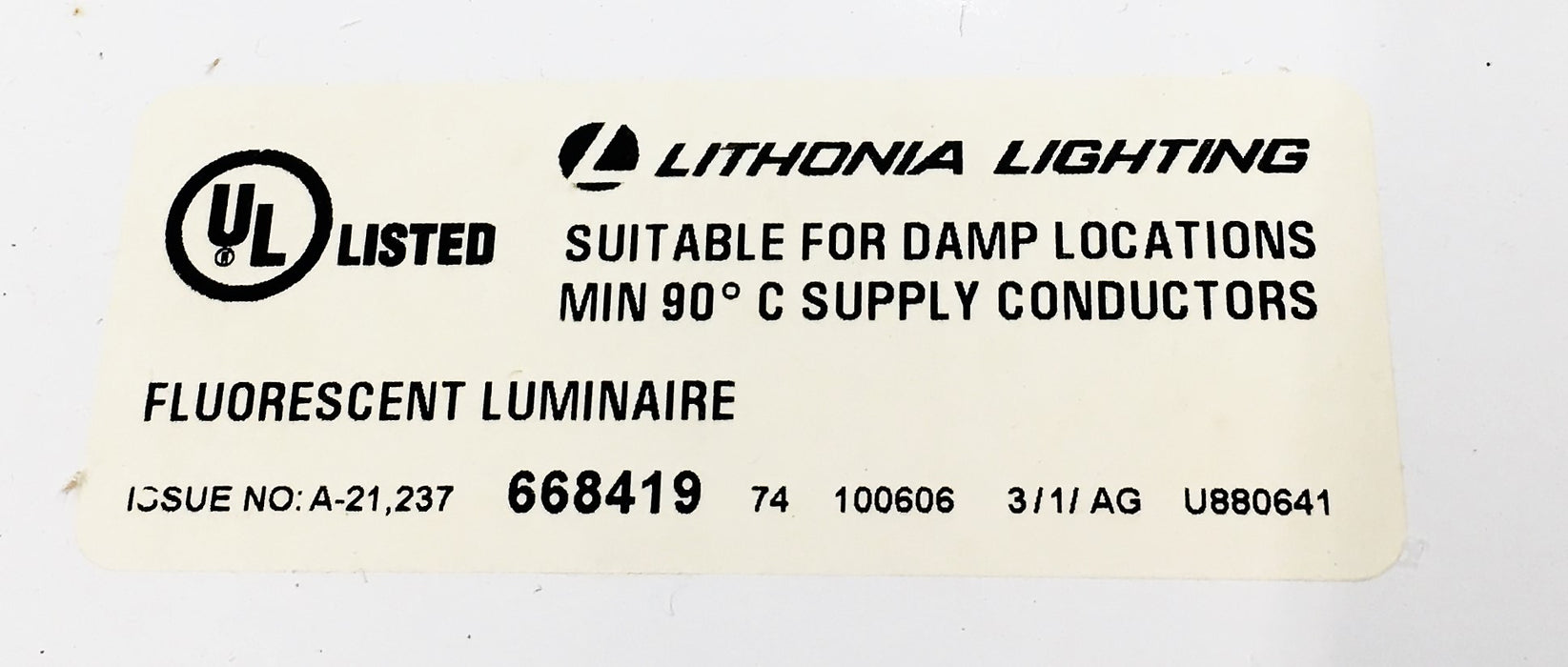 Lithonia Lighting Wraparound Electronic Ballast LB 4 32 MVOLT 1/4 GEB1 ...