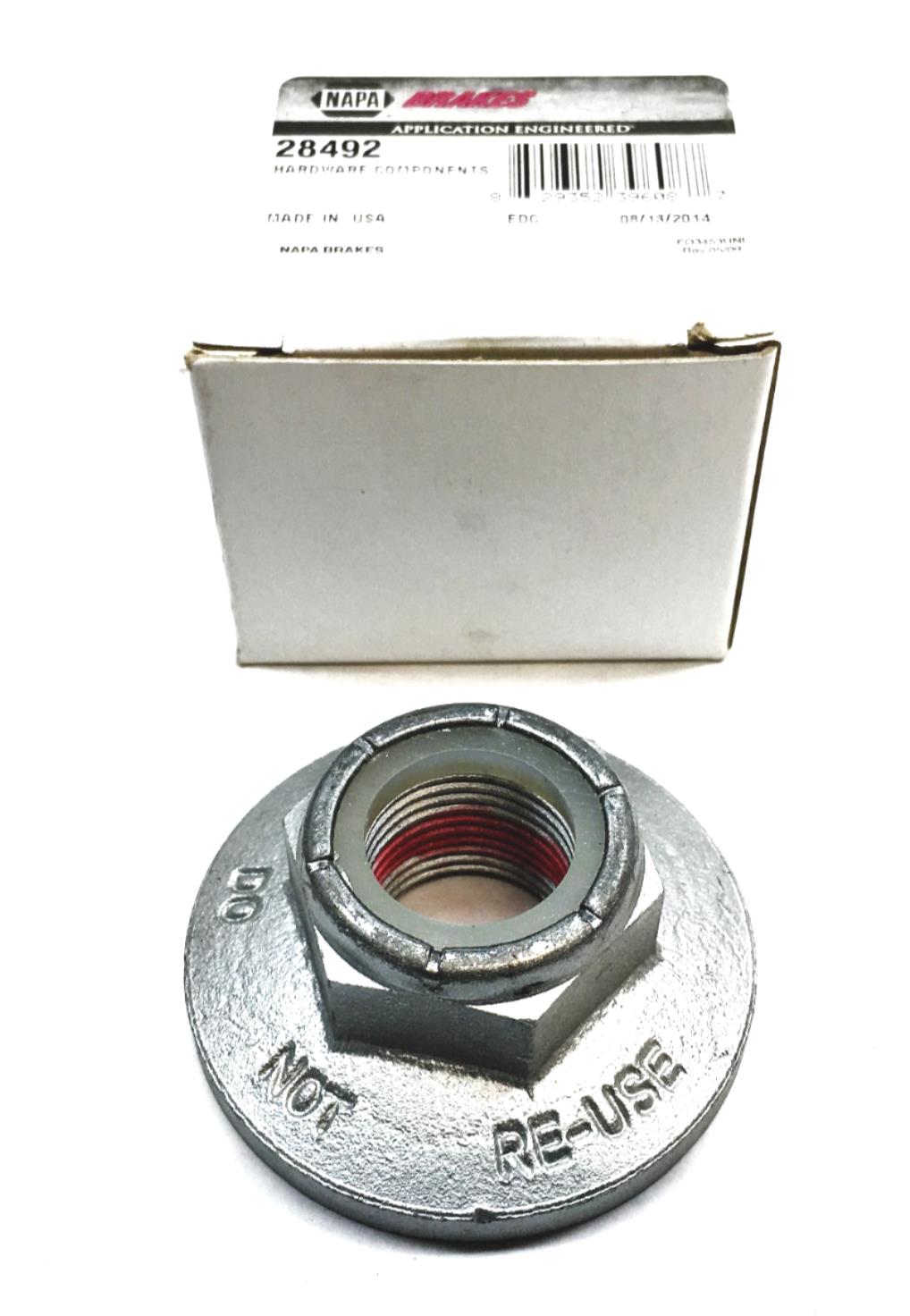Napa Brakes Spindle Nut 28492 NOS — governmenttransitsurplus.com